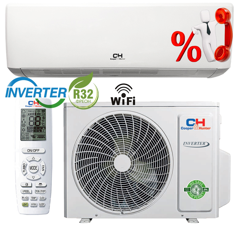 Кондиционер Cooper&Hunter CH-S12FTXF2-NG (VITAL INVERTER R32) Купить | Gree Climat