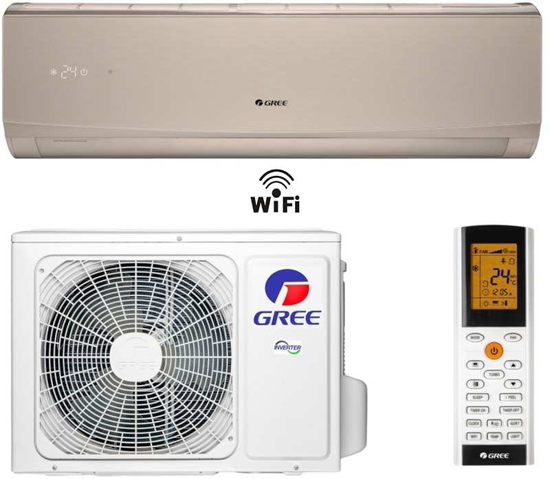 Кондиционер Gree Lomo Inverter R32 GWH18QD-K6DND2I GOLDEN Купить | Gree ...