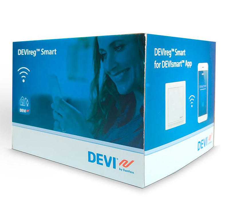 Купить Терморегулятор Devi DEVIreg Smart White (140F1141) | Gree Climat